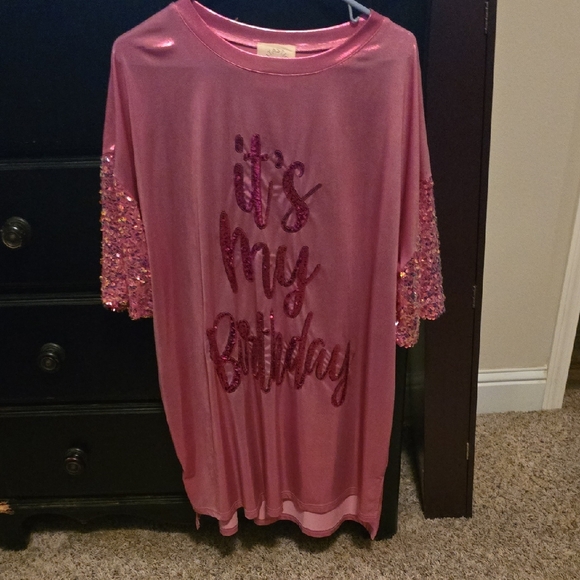 Fantastic Fawn | Dresses | Fantastic Fawn Pink Shimmer Top | Poshmark